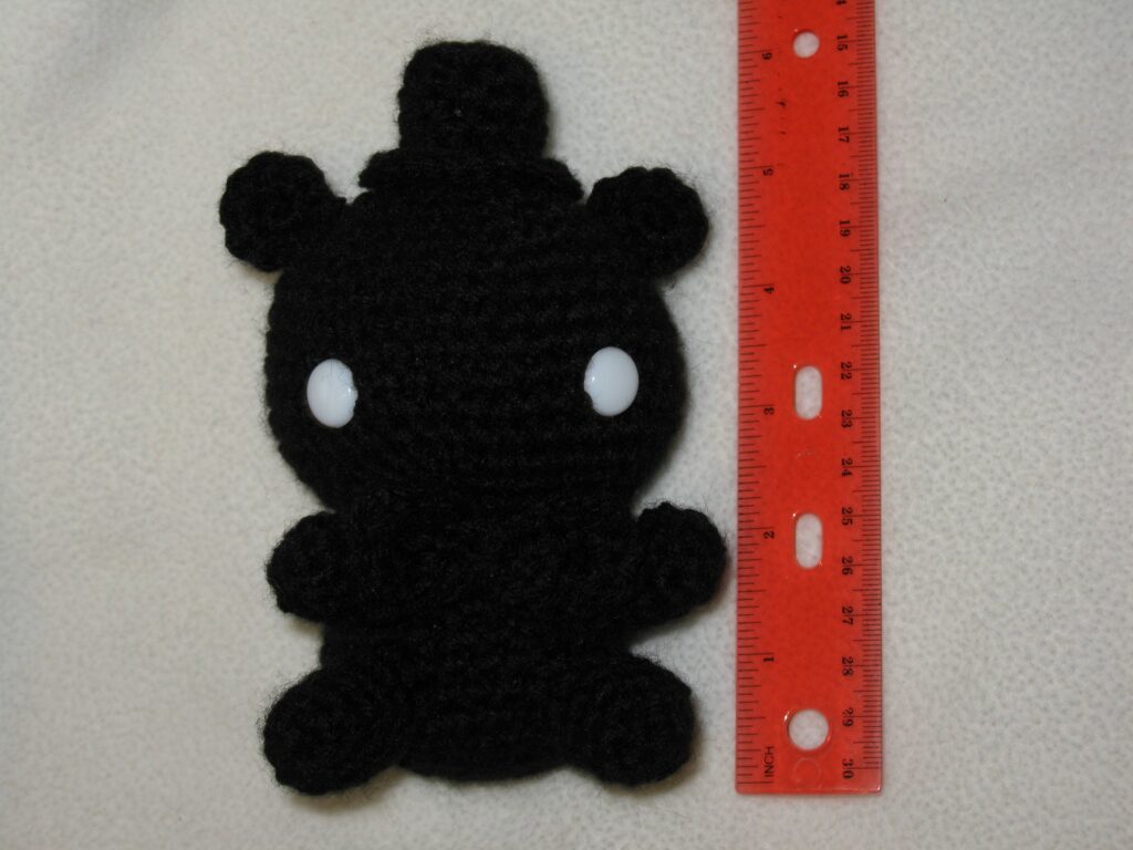 Chibi Shadow Freddy amigurumi plush (black) – CraftOtaku.com