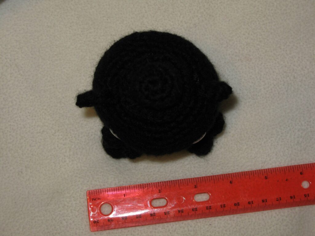 Chibi Shadow Freddy amigurumi plush (black) – CraftOtaku.com
